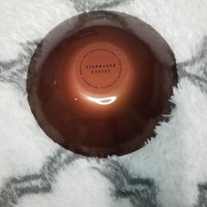 Starbucks | Dining | Starbucks Plate Orange Chrome Color | Poshmark